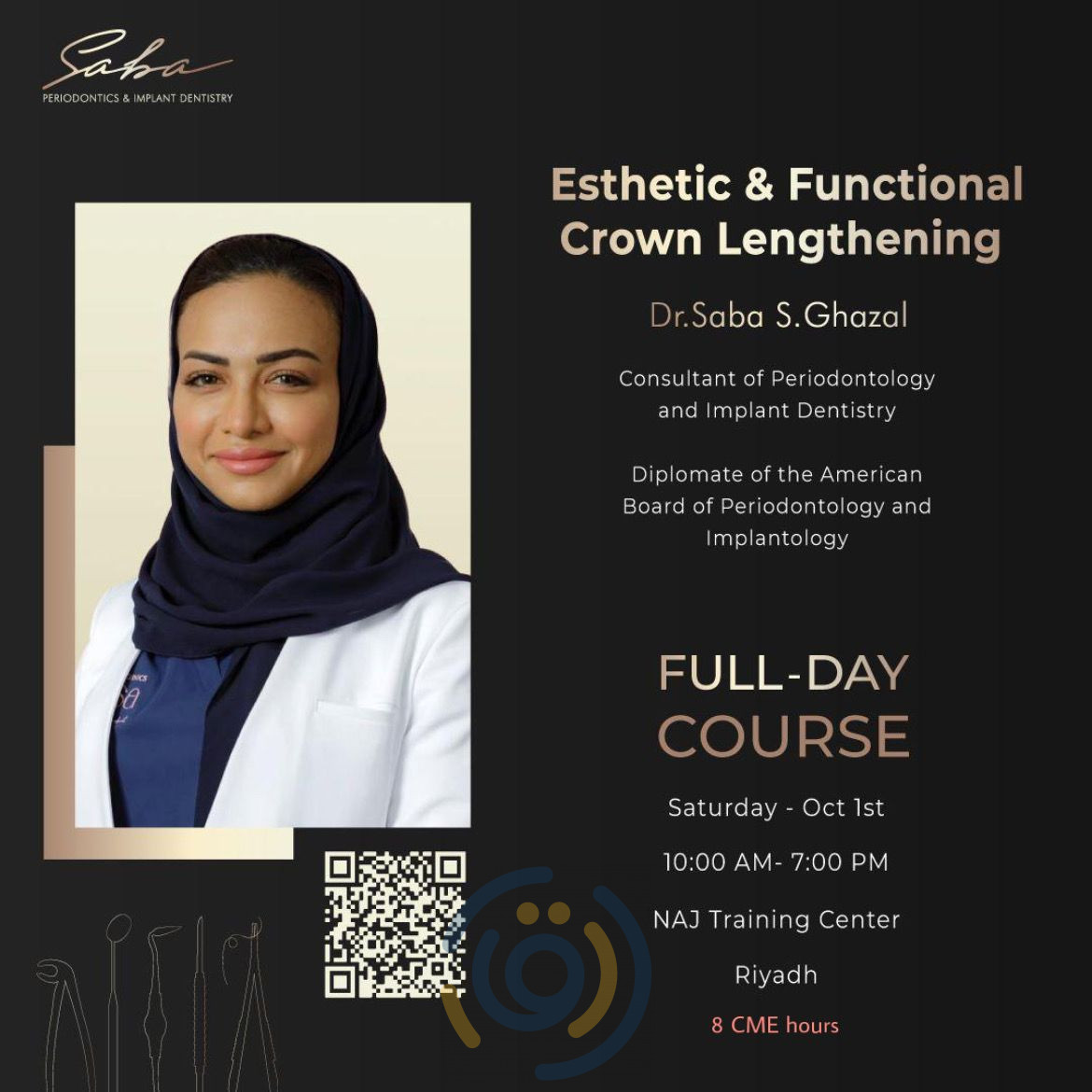 💫 خصم خاص ⏰ بـ 8 📢 Esthetic and Functional Crown Lengthening 🏢 الرياض - منصة ارتقاء